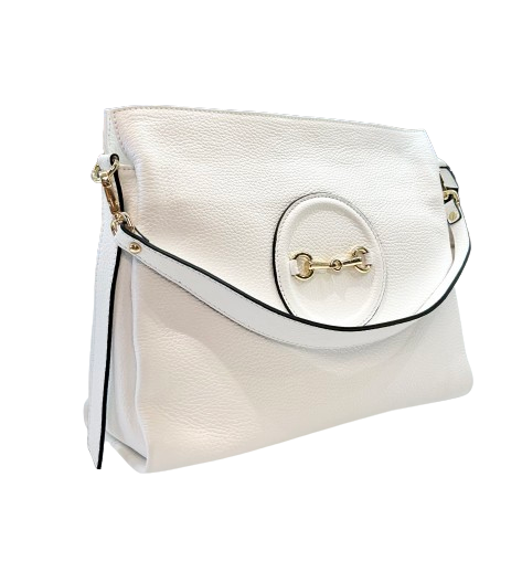 German Fuentes Leather Shoulder Bag (white) – Lucy's Gift